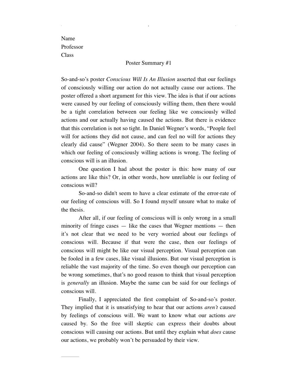 Classroom Poster Sessions: A win for instructors and students | Nick ...